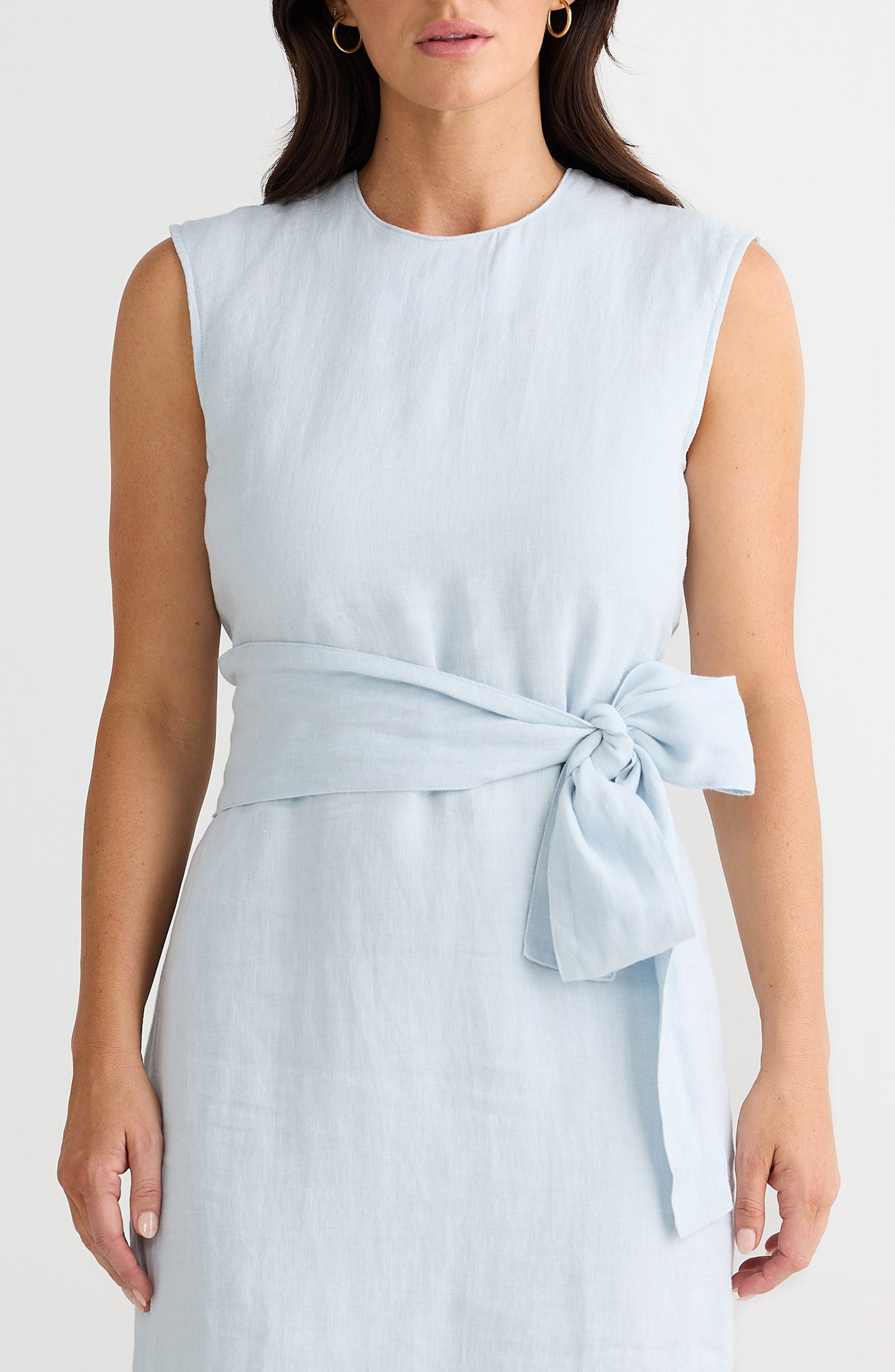 Brave+True Turning Point Sleeveless Linen Dress | Nordstrom