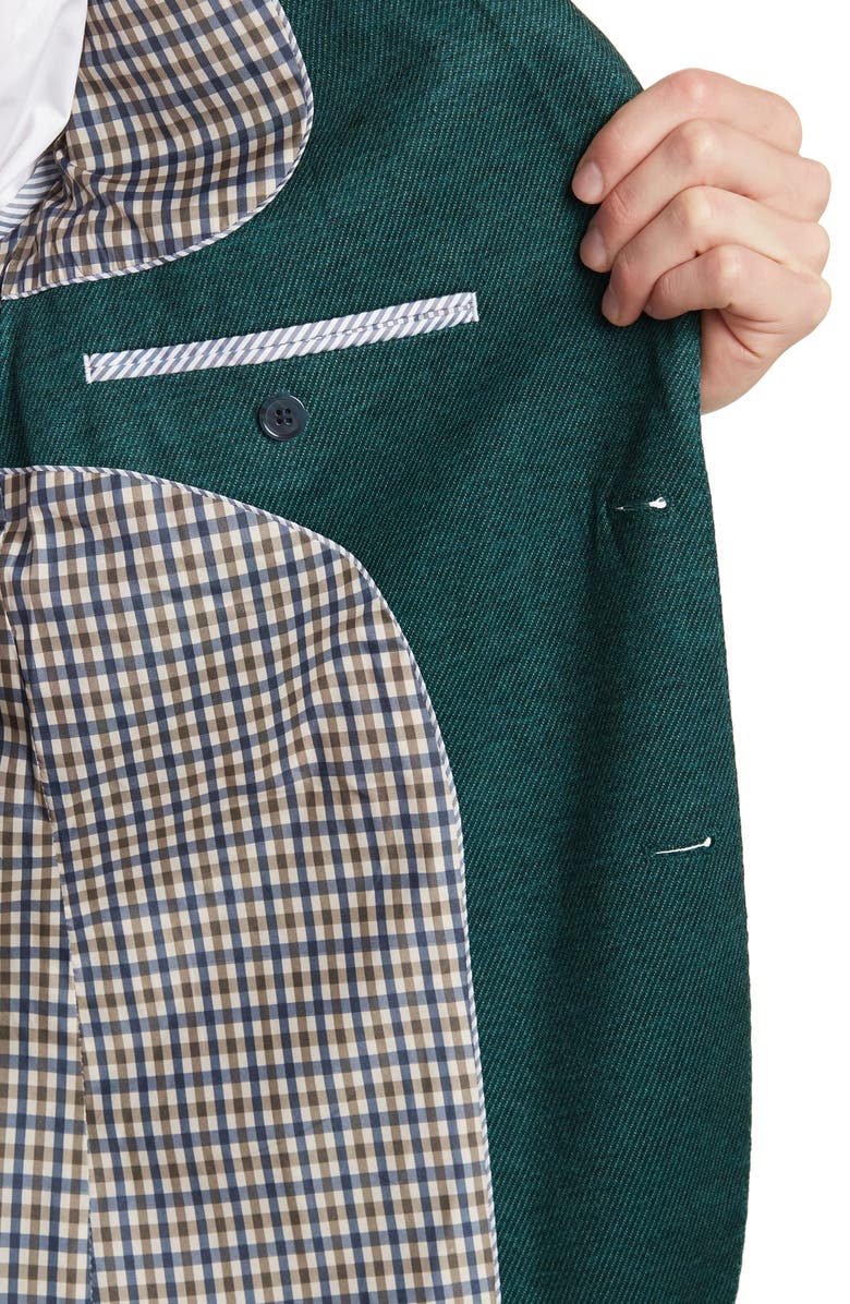 TailorByrd Twill Textured Notch Collar Two Button Jacket | Nordstromrack
