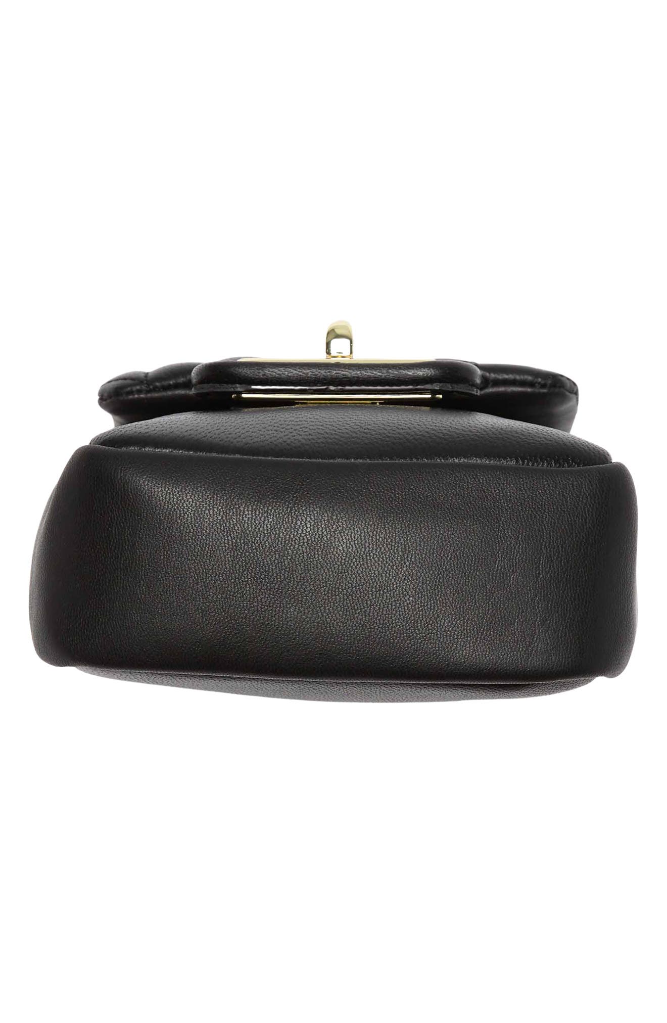 KARL LAGERFELD PARIS Agyness Leather Crossbody Bag | Nordstromrack