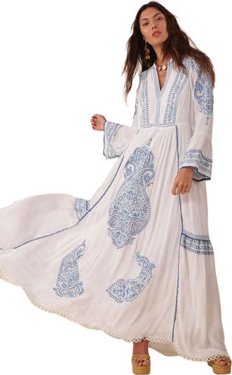 Hale Bob Isabel Embroidered Maxi Dress | Nordstrom