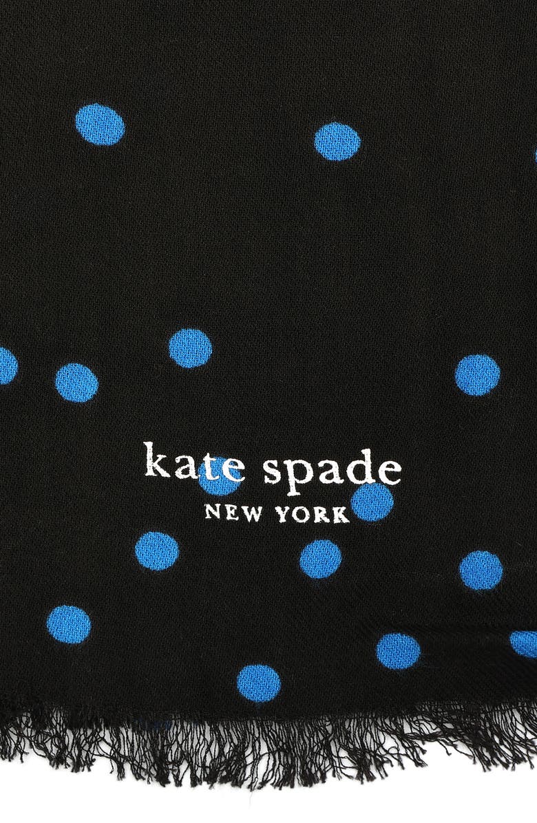 Kate Spade New York scatter dot jacquard oblong scarf | Nordstromrack