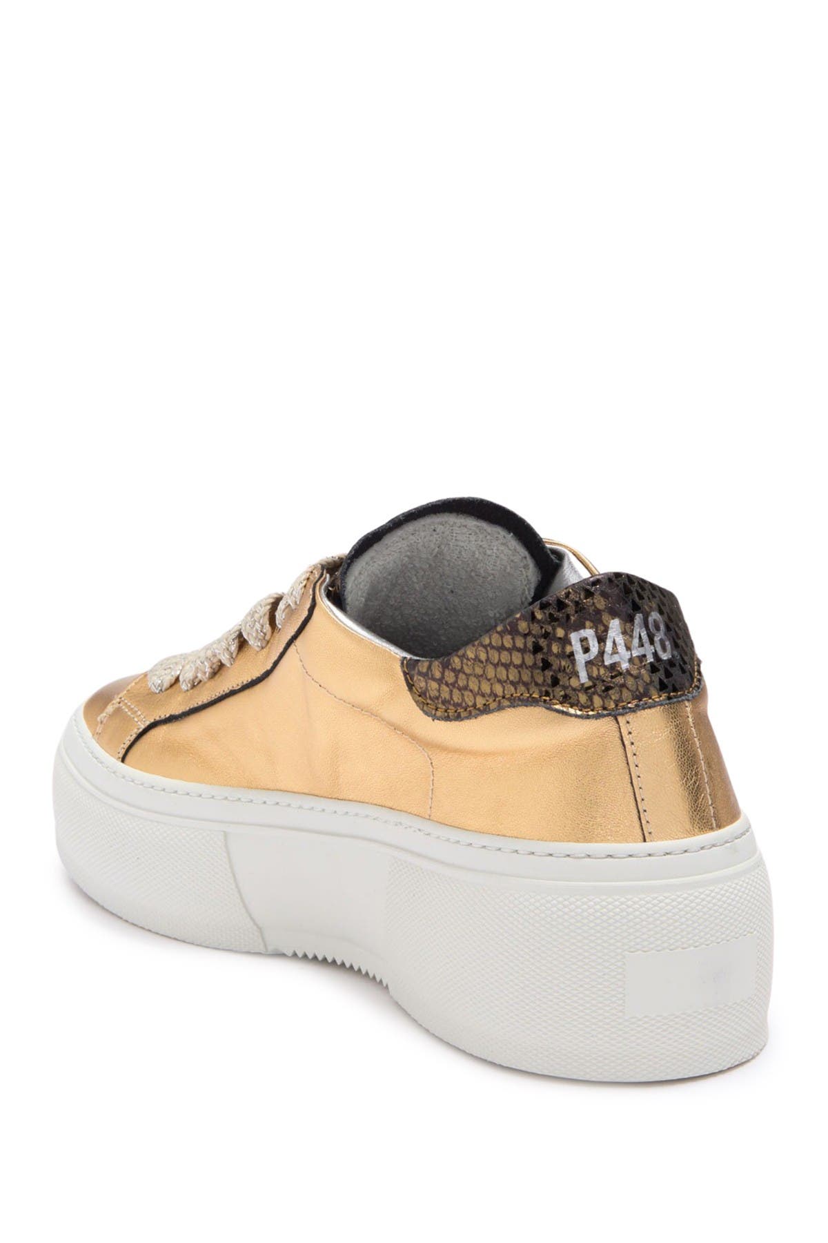P448 Louise Snake Print Metallic Platform Sneaker | Nordstromrack