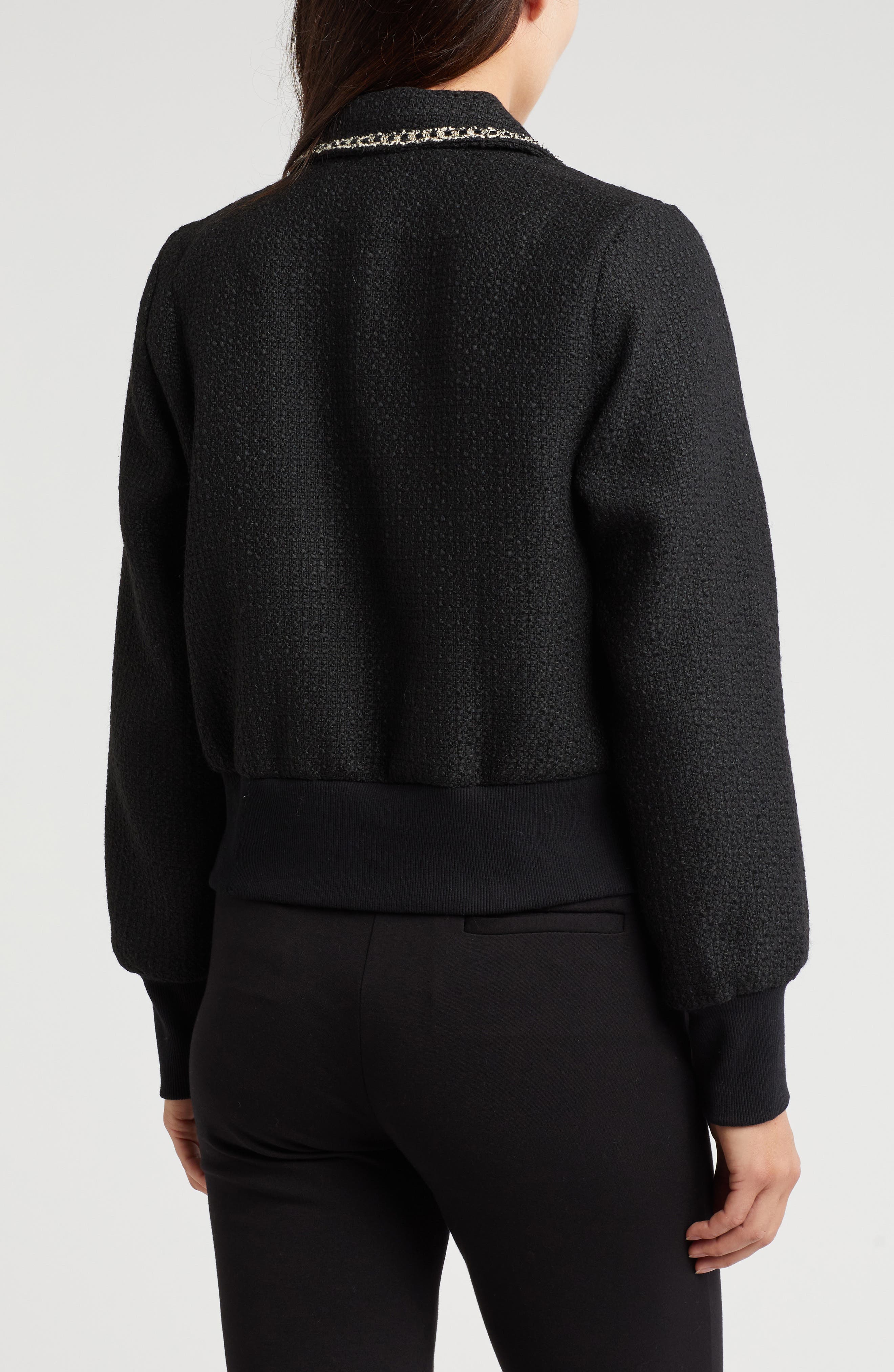 Ellen Tracy Tweed Bomber Jacket | Nordstromrack