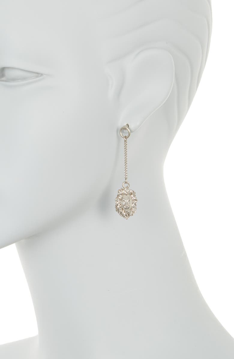 Roberto Cavalli Lion Head Drop Earrings | Nordstromrack