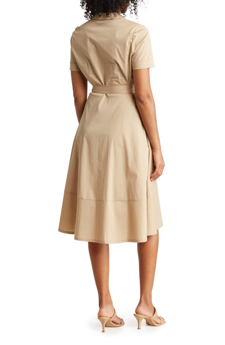 Ellen Tracy Collar Flared Shirdress | Nordstromrack
