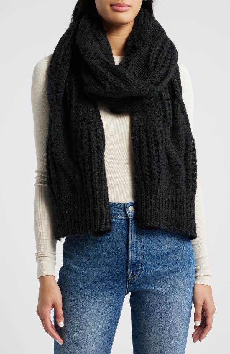 Tasha Cable Knit Scarf | Nordstromrack