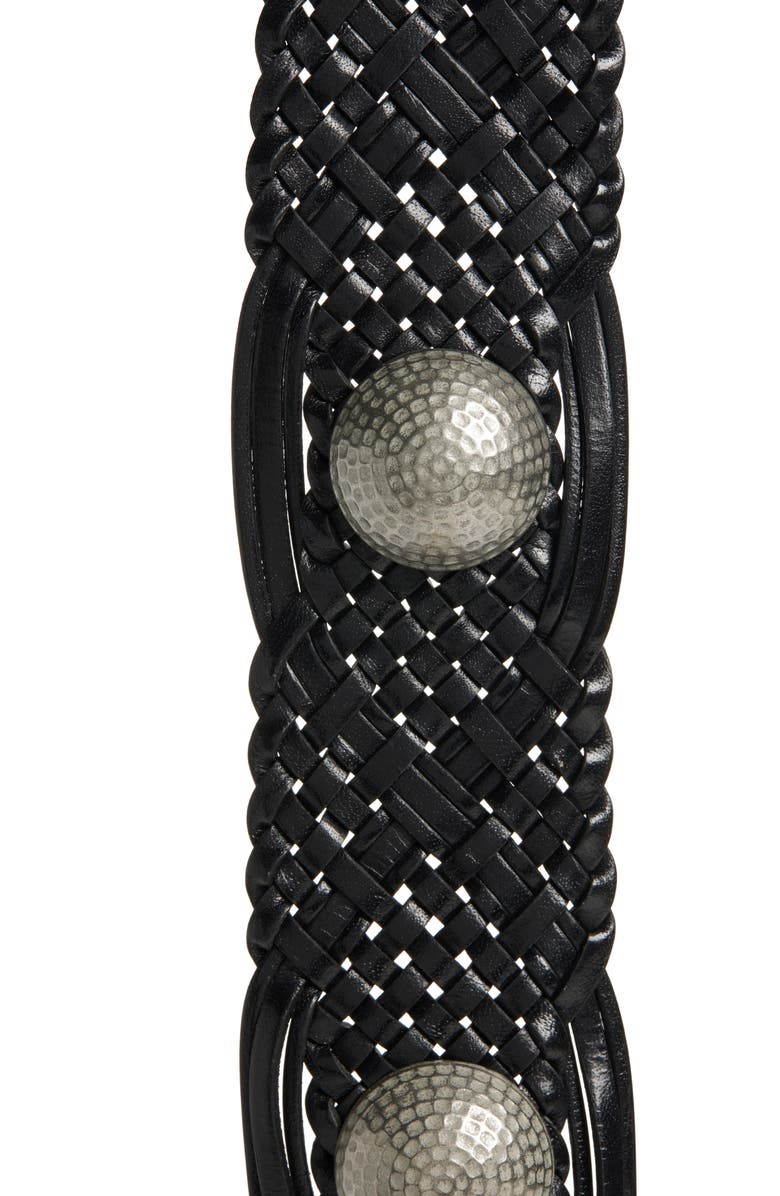 Sam Edelman Wide Woven Leather Western Belt | Nordstromrack