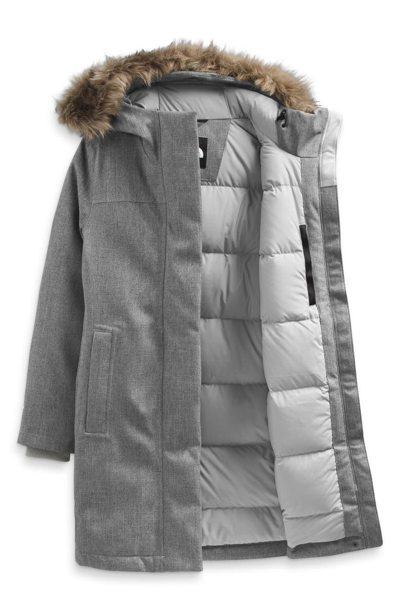 The North Face Arctic Waterproof 600-Fill-Power Down Parka with Faux ...