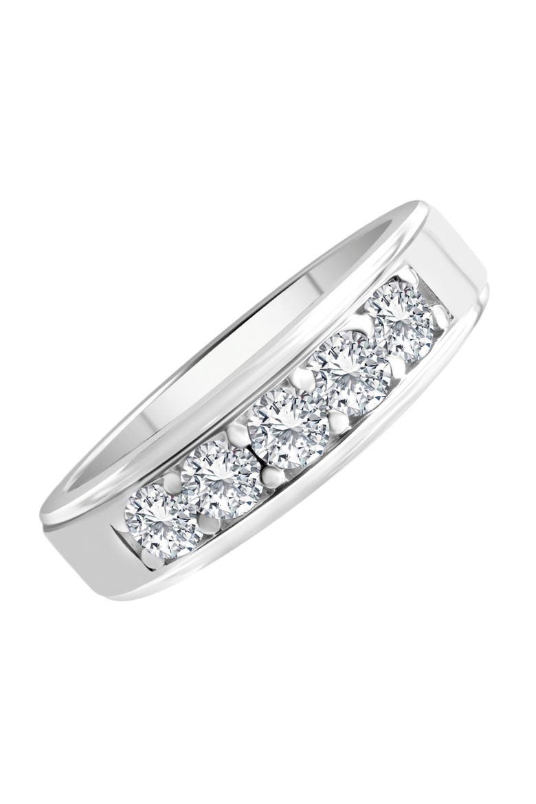 1 1/2Ct Men's Diamond Wedding Anniversary Ring in 10k Gold Lab Grown ...