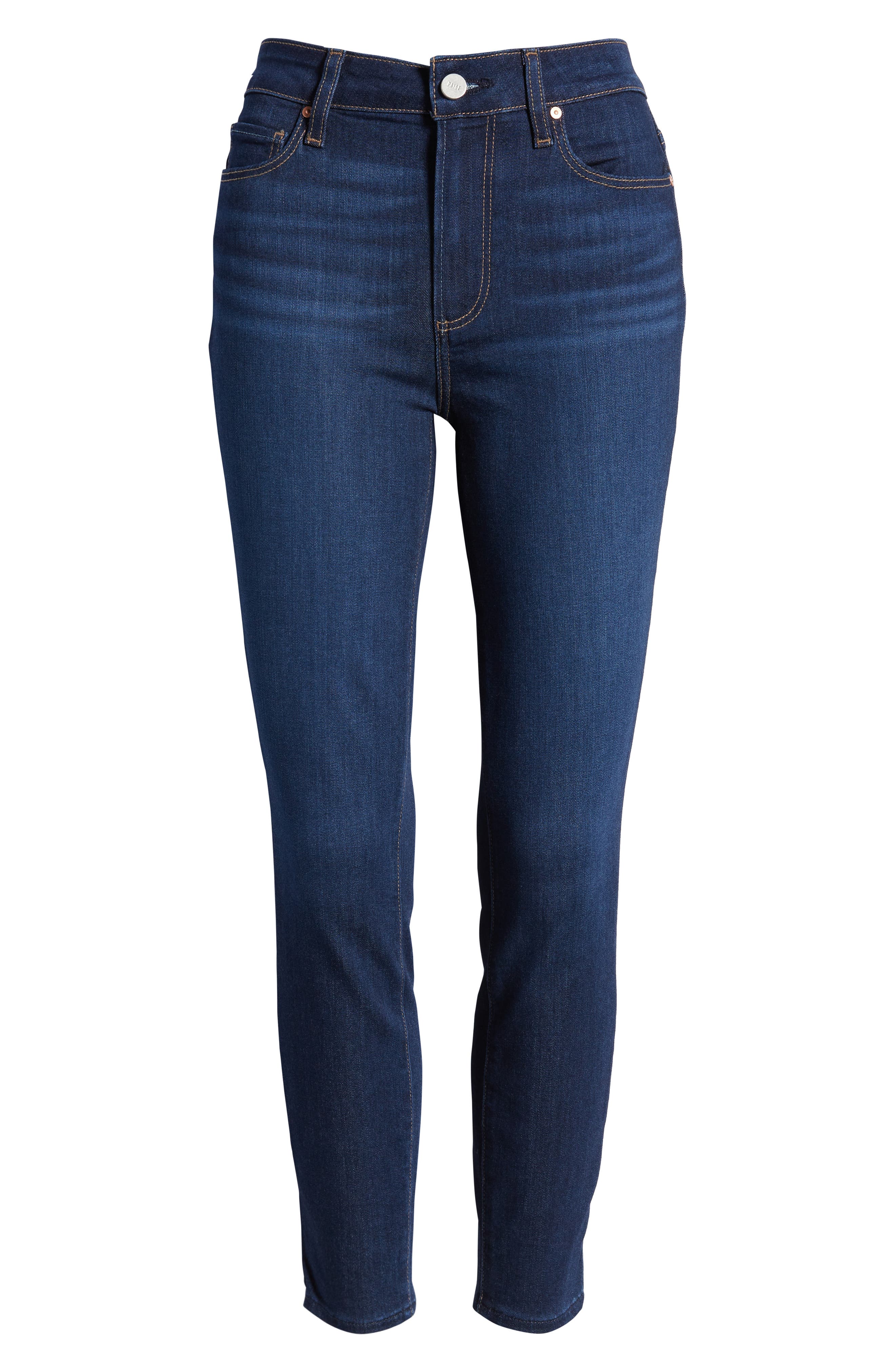 PAIGE Hoxton Transcend High Waist Crop Skinny Jeans | Nordstromrack