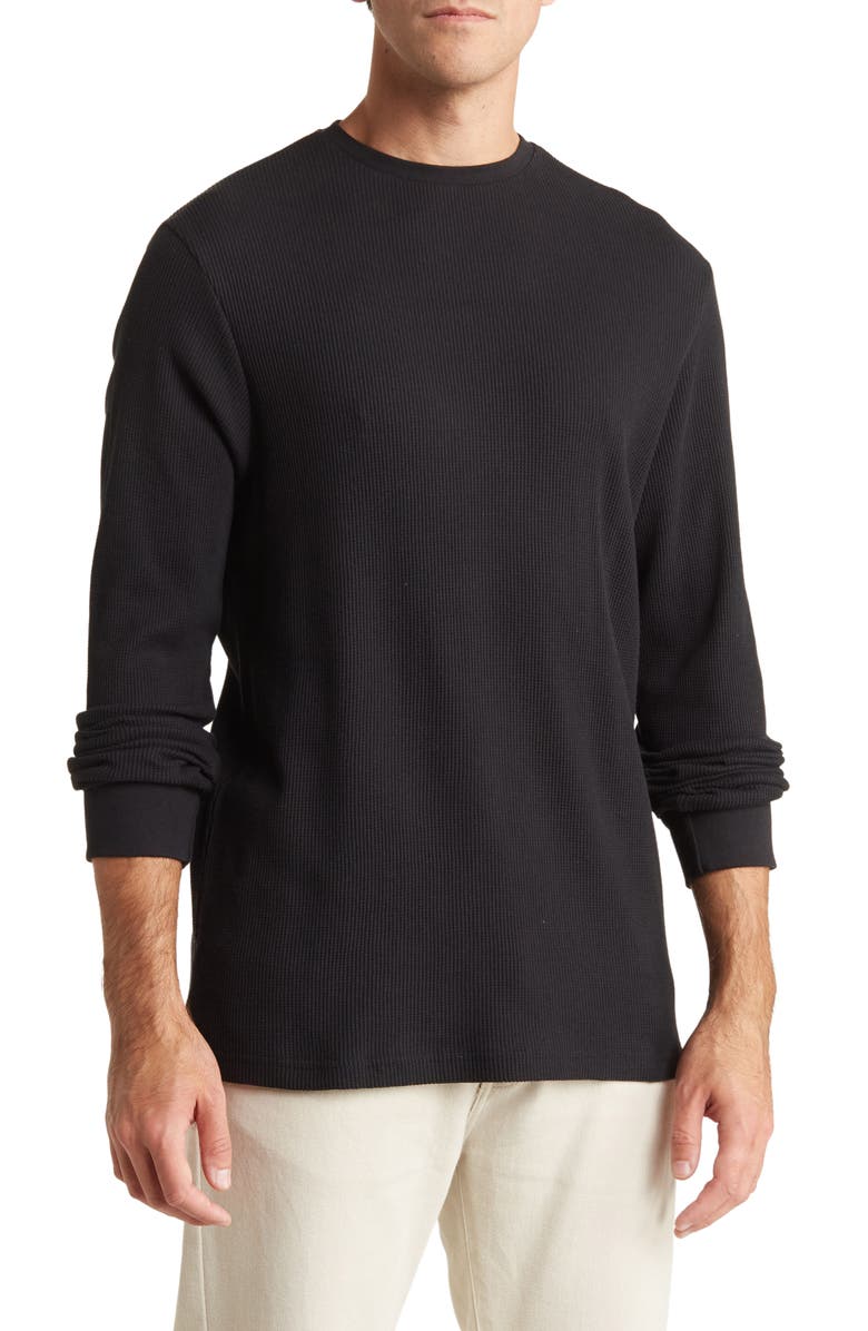 Slate & Stone Soft Long Sleeve Waffle Crewneck Shirt | Nordstromrack