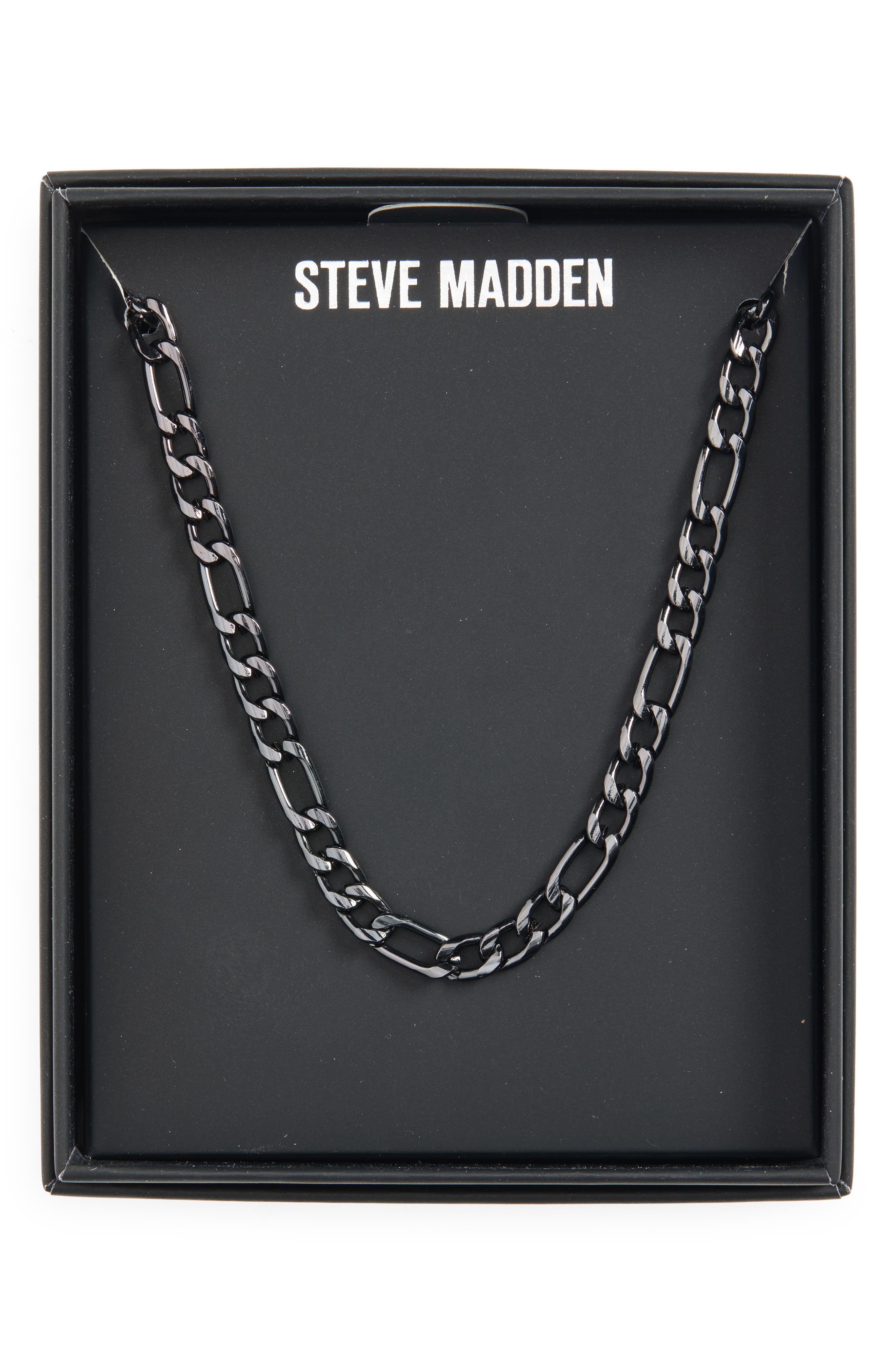 Steve Madden Gender Inclusive Flat Curb Chain Necklace | Nordstromrack