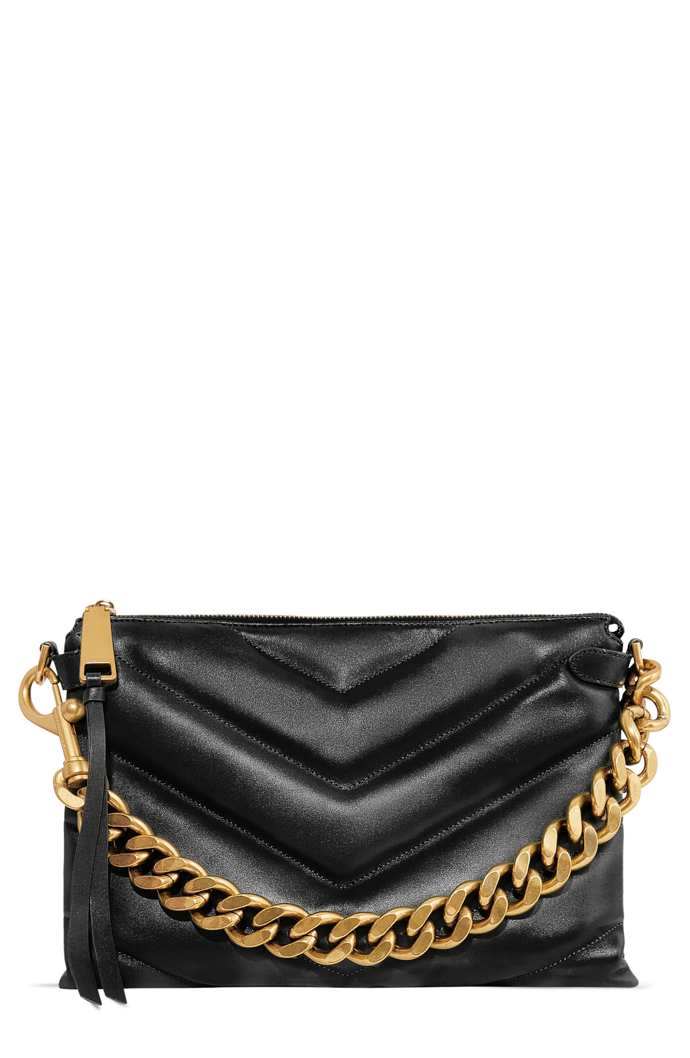Rebecca Minkoff Edie Maxi Leather Crossbody Bag | Nordstromrack