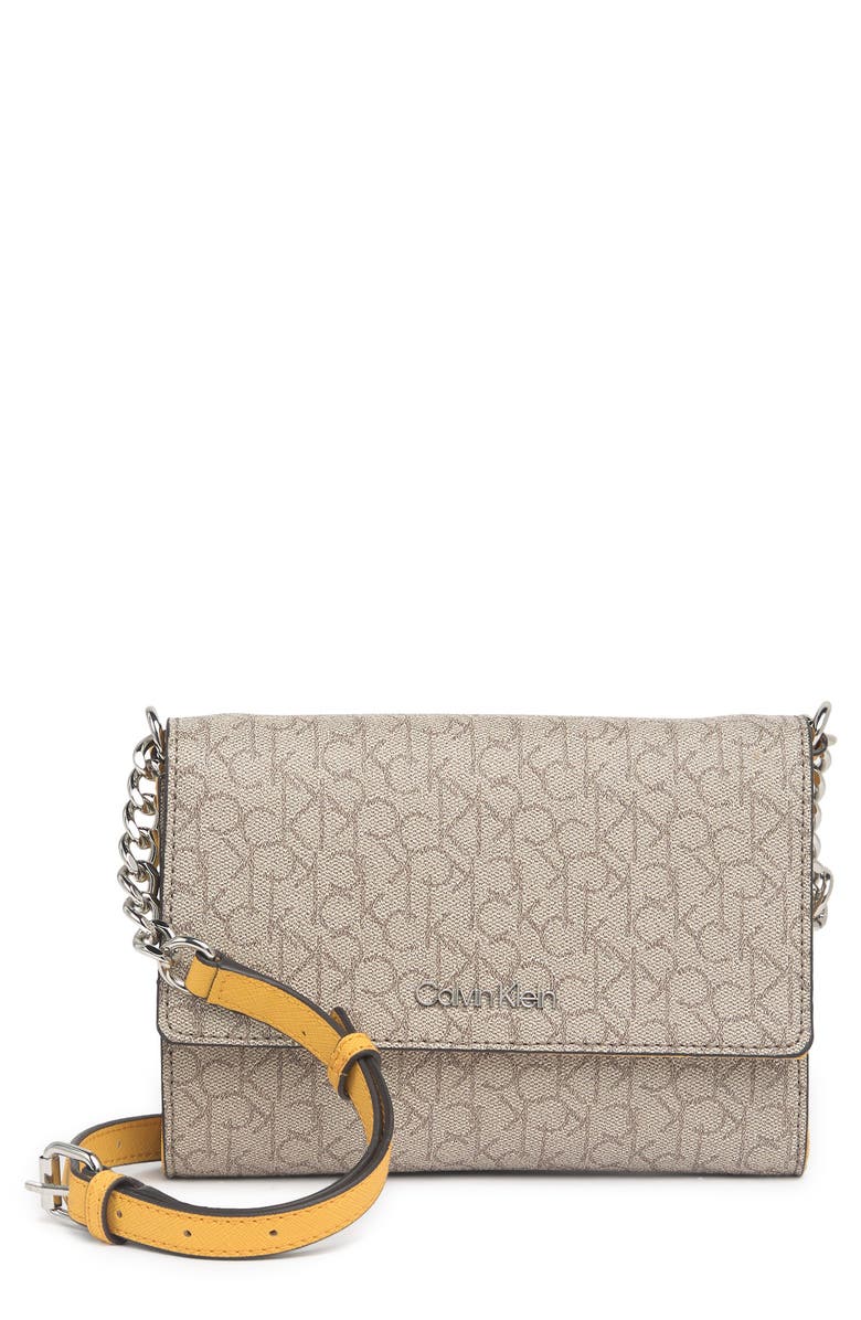 Calvin Klein Pin Dot Logo Chain Wallet | Nordstromrack