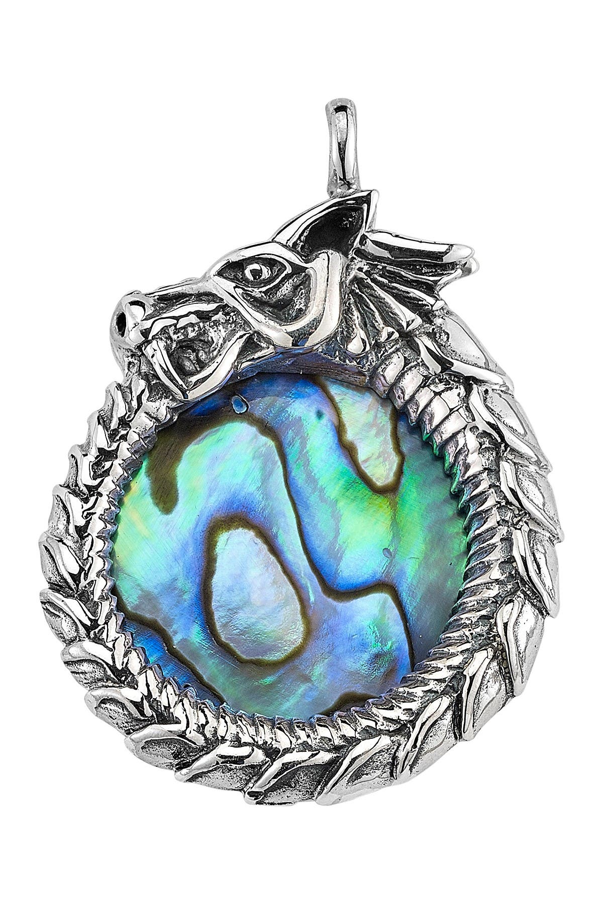 SAMUEL B. Sterling Silver Abalone Dragon Pendant | Nordstromrack