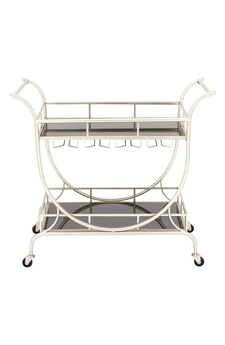 WILLOW ROW Contemporary Iron Bar Cart | Nordstromrack