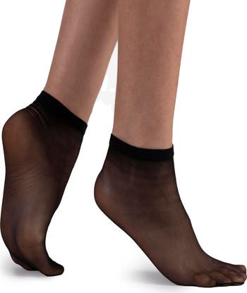 LECHERY® Matte Silky Sheer Ankle Socks | Nordstrom