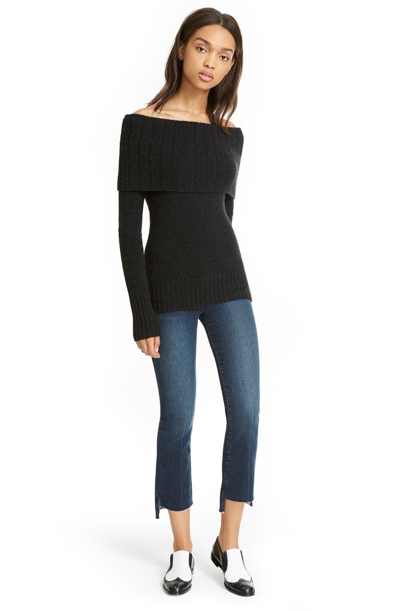 FRAME 'Le Crop Mini Boot' Staggered Hem Crop Jeans | Nordstrom