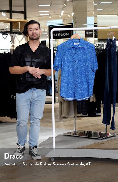 Tommy Bahama Bahama Coast Monte Rio Geo IslandZone® Short Sleeve Button ...