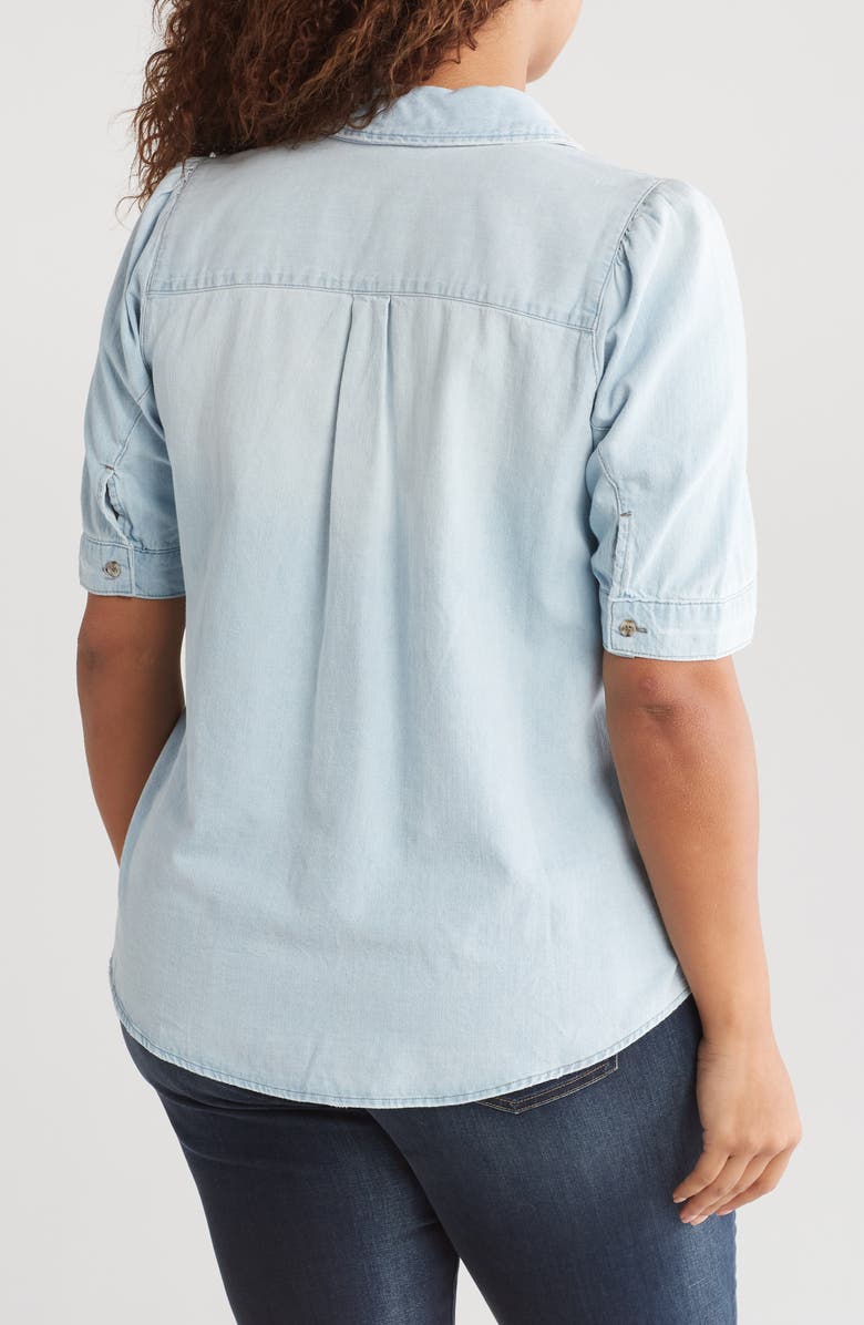 Democracy Denim Short Sleeve Button-Up Shirt | Nordstromrack