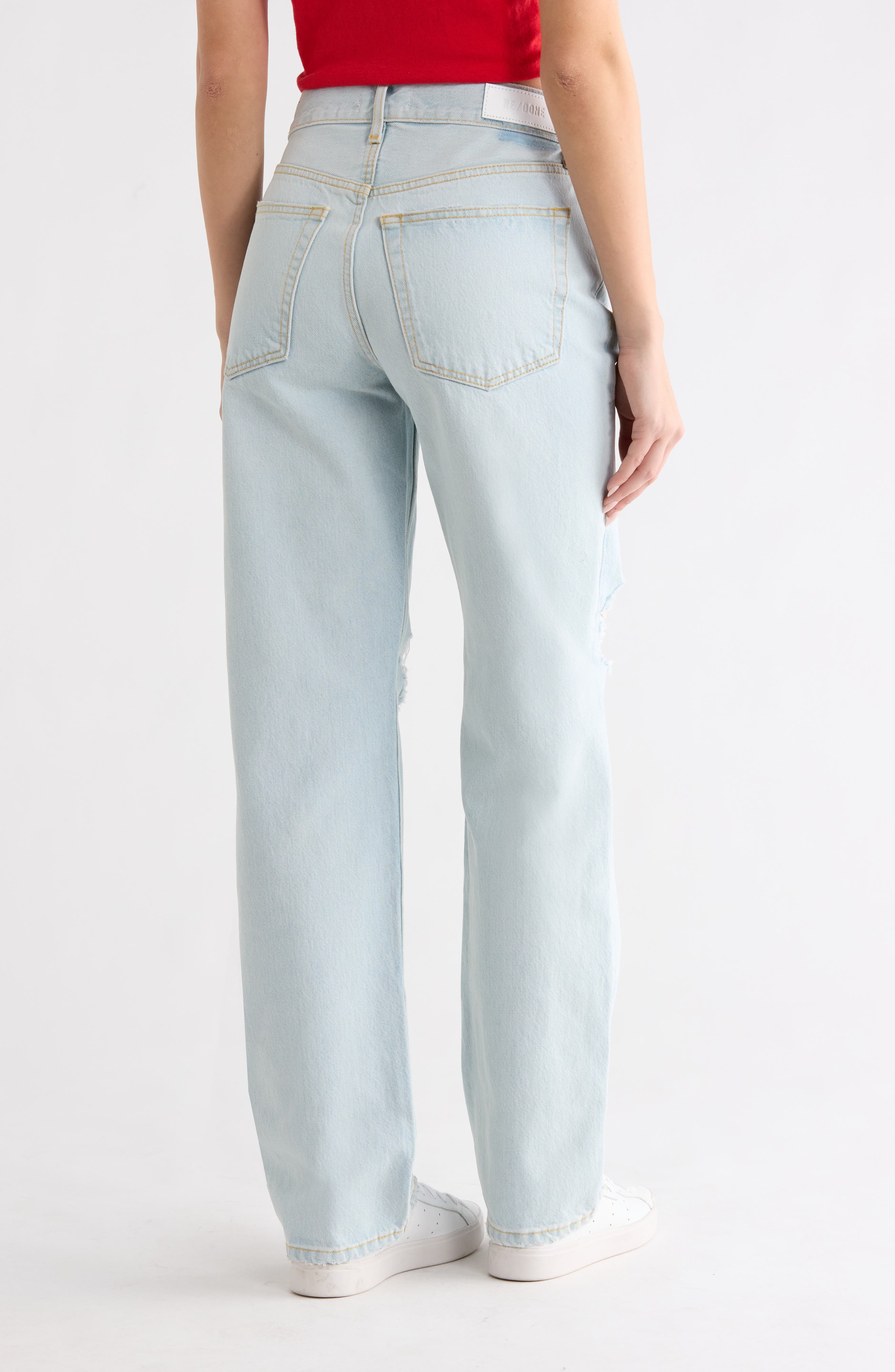 Re/Done Ripped Loose Jeans | Nordstromrack