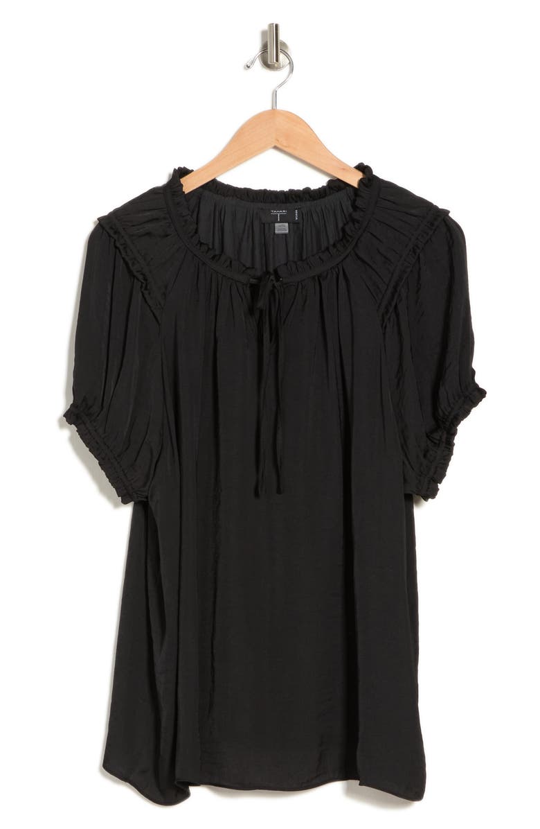 T Tahari Airflow Keyhole Puff Sleeve Top | Nordstromrack