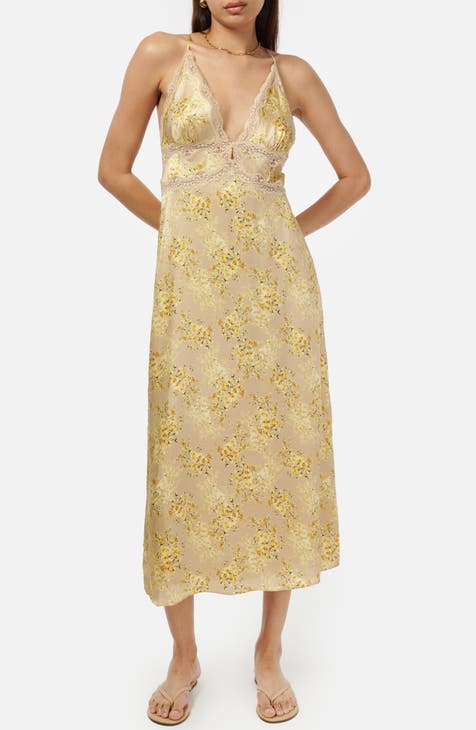 Women's 100% Silk Midi Dresses | Nordstrom