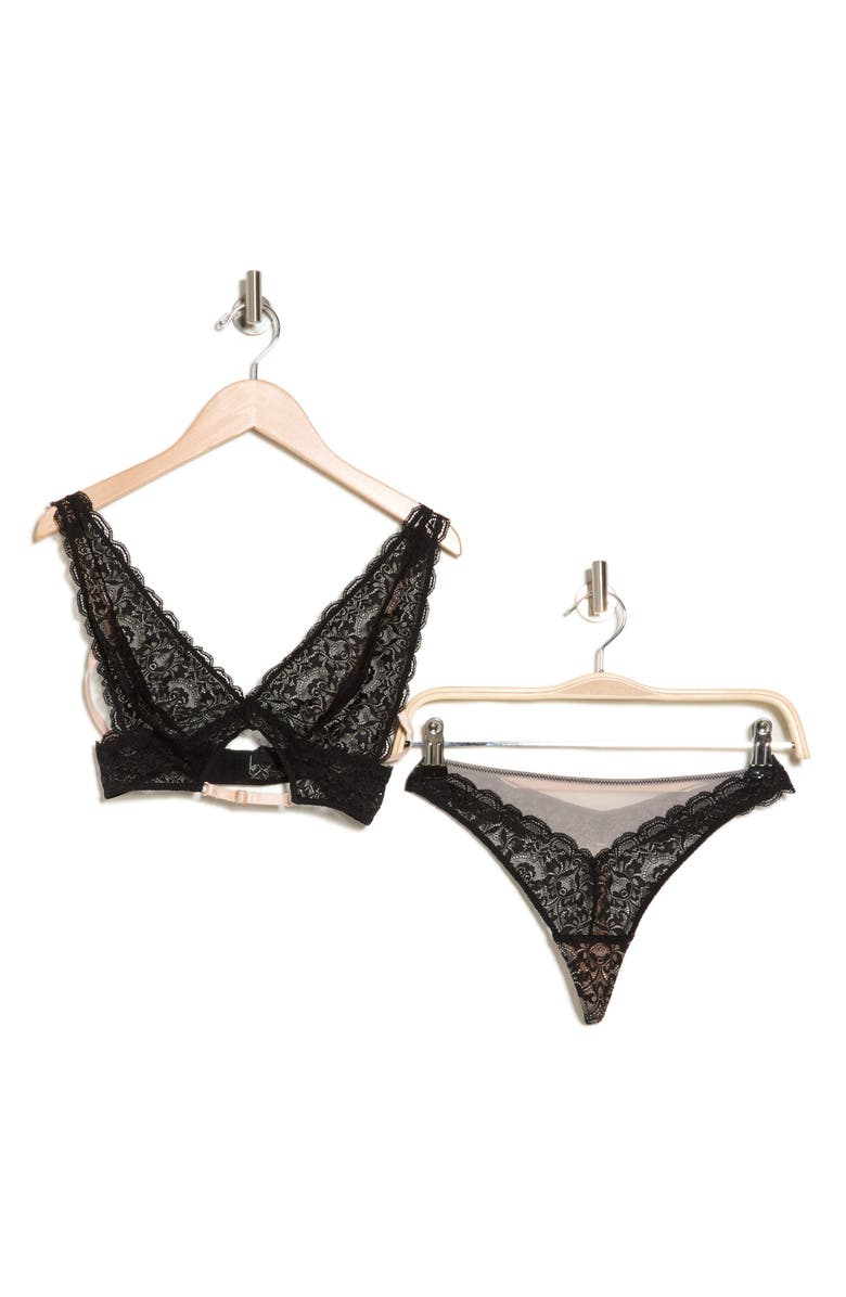 Honeydew Nicolette Lace Bralette & Thong Set | Nordstromrack