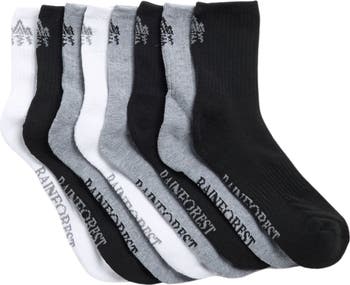 Rainforest 8-Pack Half Cushioned Mid-Crew Socks | Nordstromrack