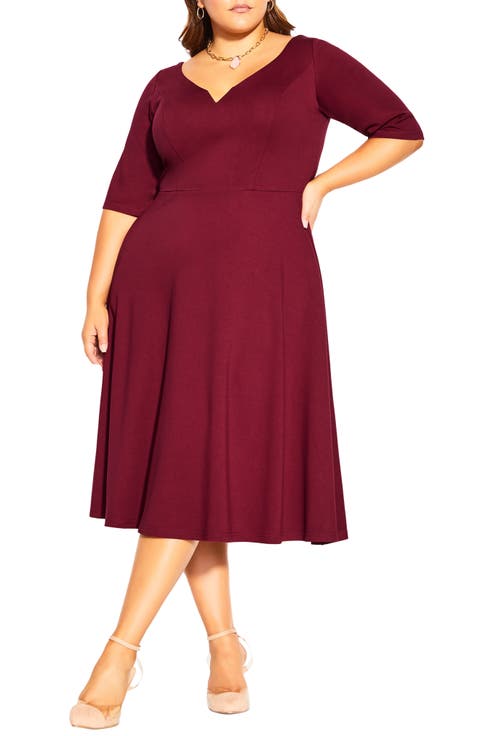 Fit & Flare Plus Size Dresses for Women | Nordstrom