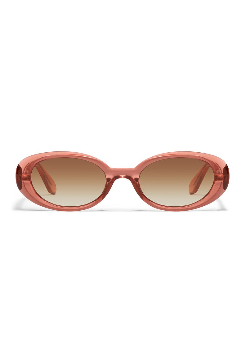 Felt Cute 52mm Gradient Small Oval Sunglasses (Women) | Nordstromrack
