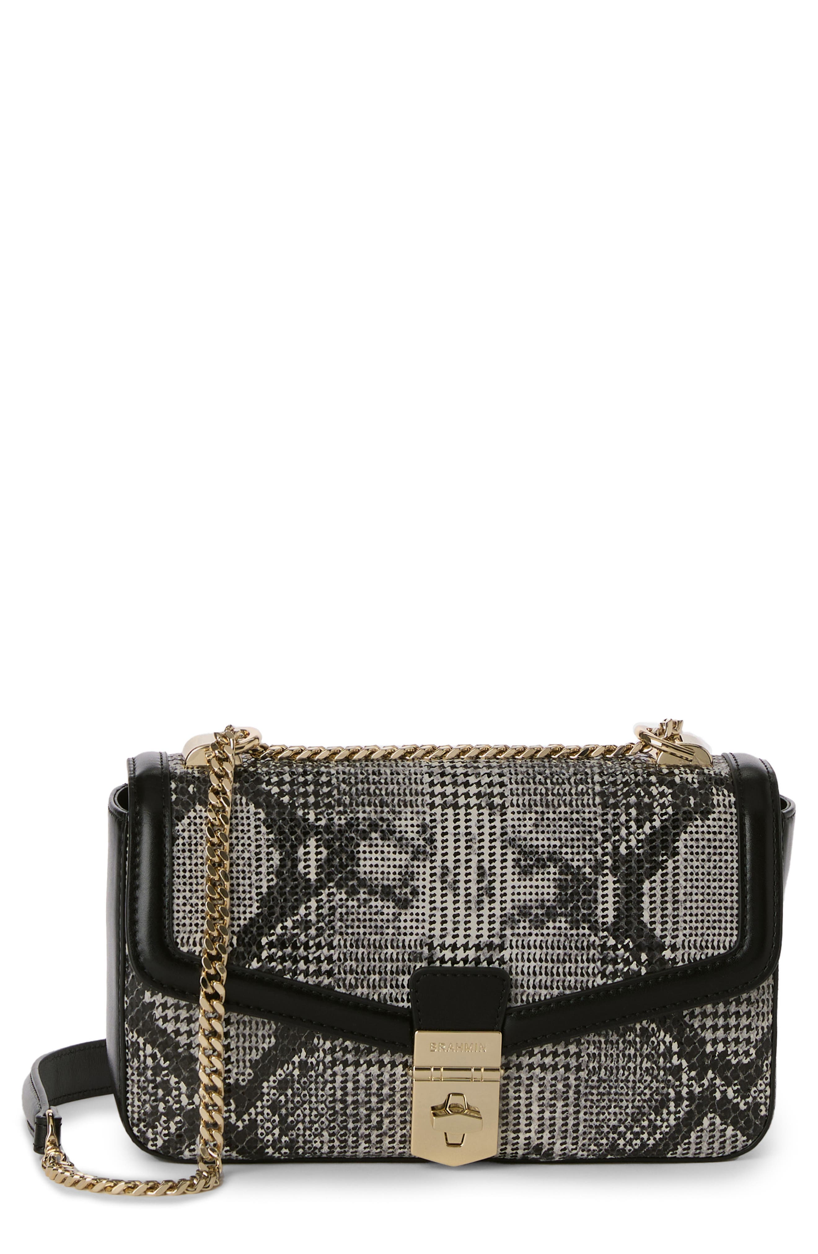 Brahmin Rosa Snake Embossed Leather Convertible Crossbody Bag | Nordstrom