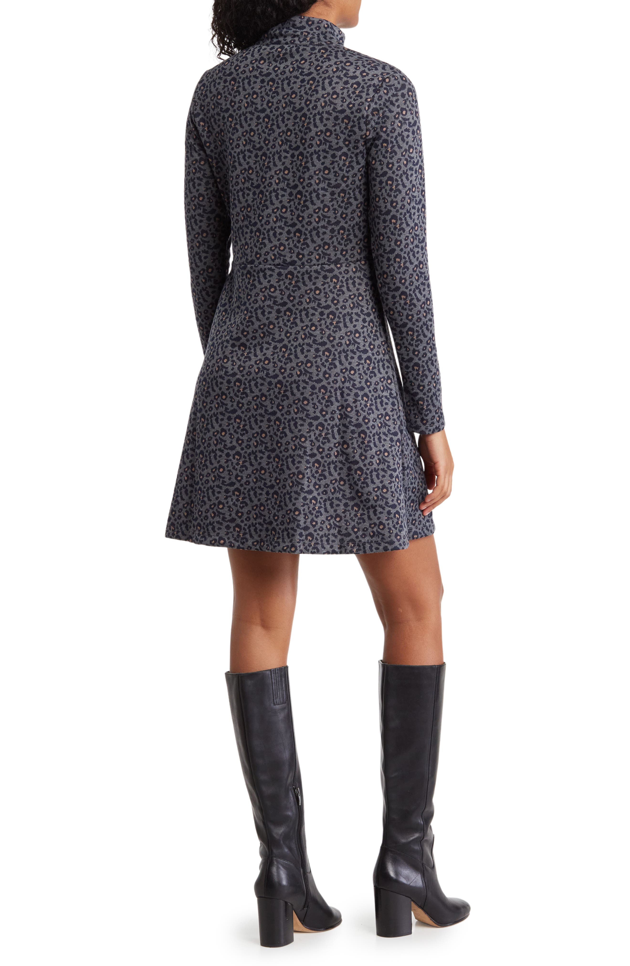 Tommy Hilfiger Animal Print Skater Dress | Nordstromrack