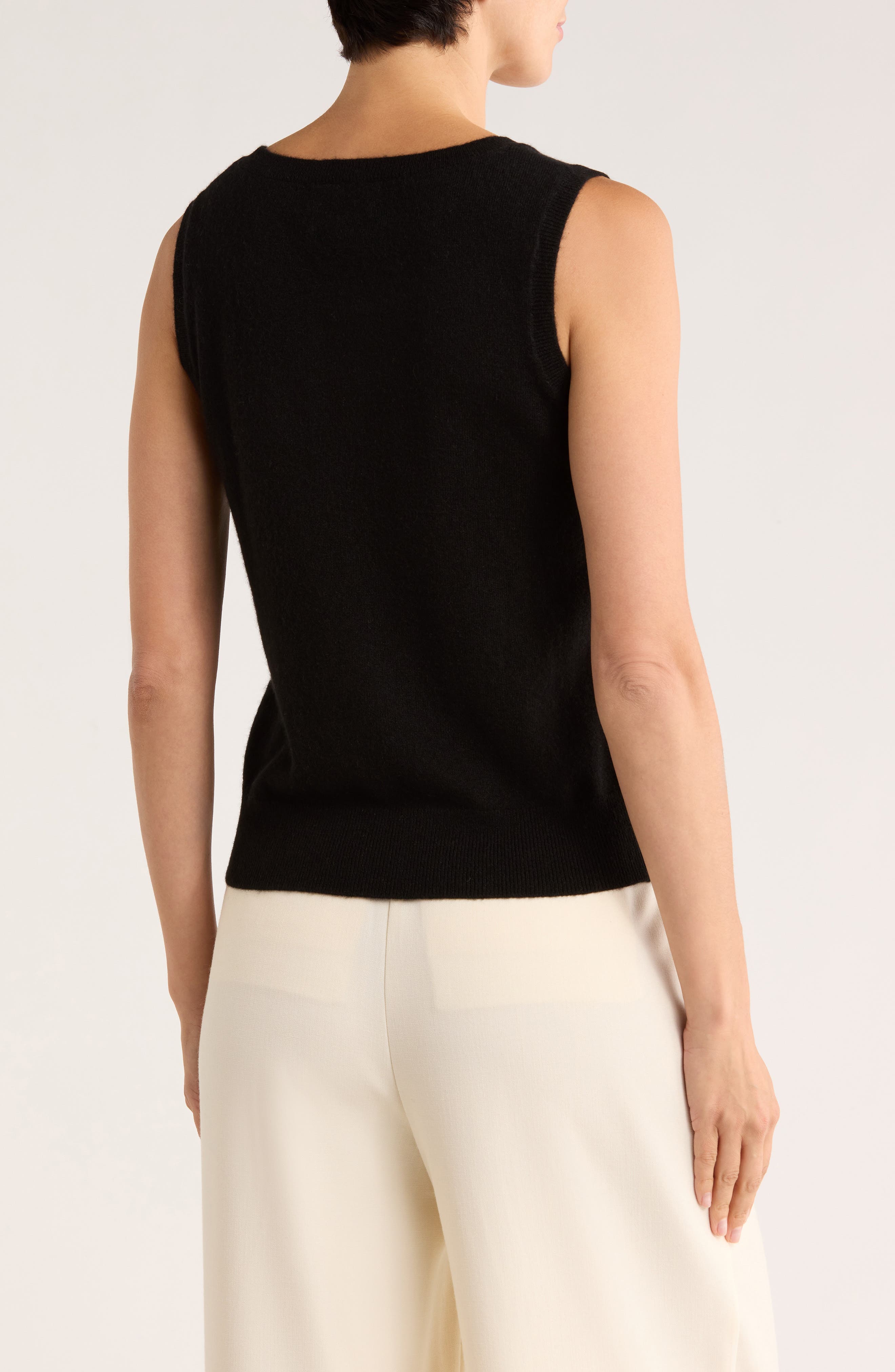 Magaschoni Sleeveless Cashmere Sweater | Nordstromrack