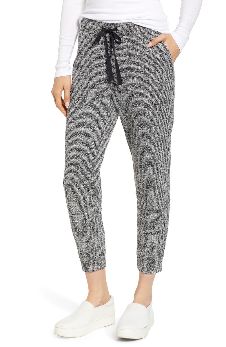 Lou & Grey Bouclé Tweed Sweatpants | Nordstrom