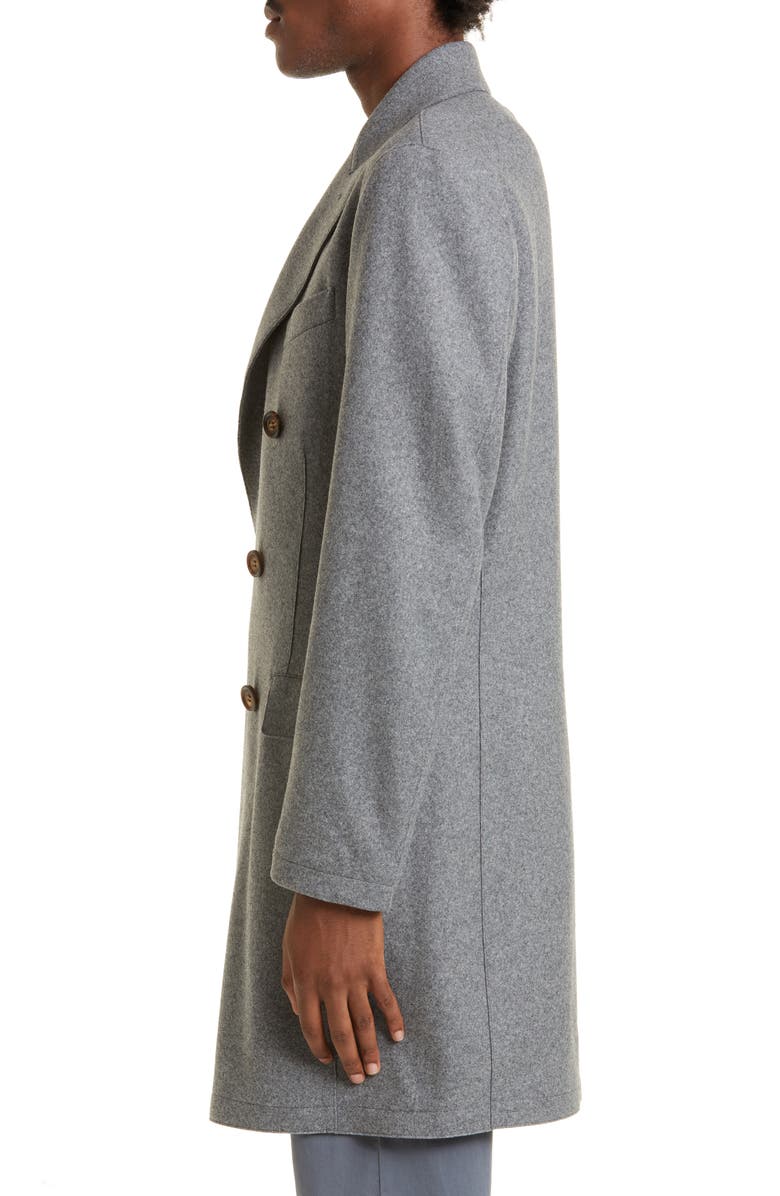 Eleventy Double Breasted Wool Blend Overcoat | Nordstrom