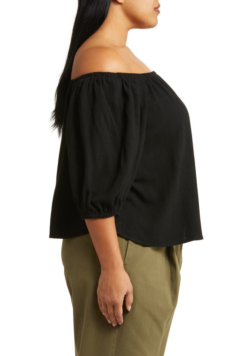 Topshop Curve Off the Shoulder Top | Nordstromrack