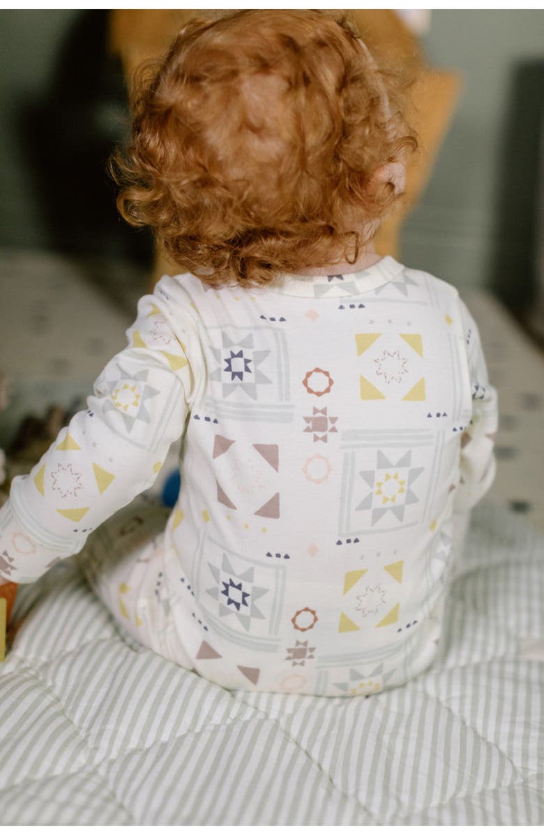 Pehr Patchwork Organic Cotton Romper | Nordstromrack