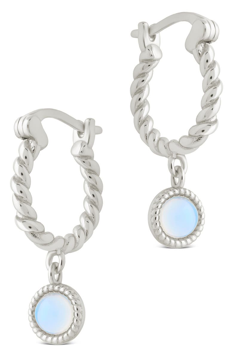 Sterling Forever Susannah Drop Huggie Hoop Earrings | Nordstromrack