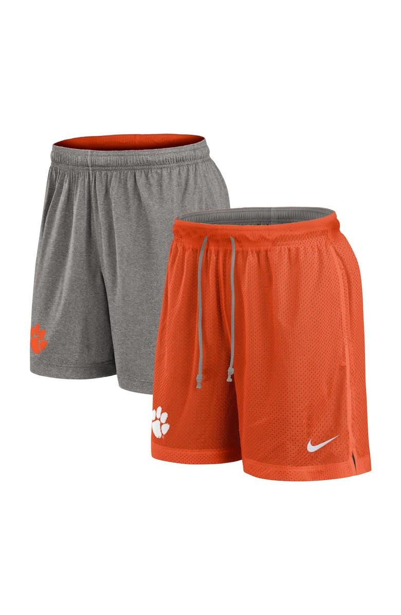 Nike Men's Nike Orange/Heather Gray Clemson Tigers Player Reversible ...