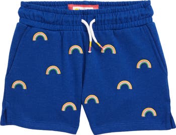 Mini Boden Embroidered Jersey Shorts | Nordstrom