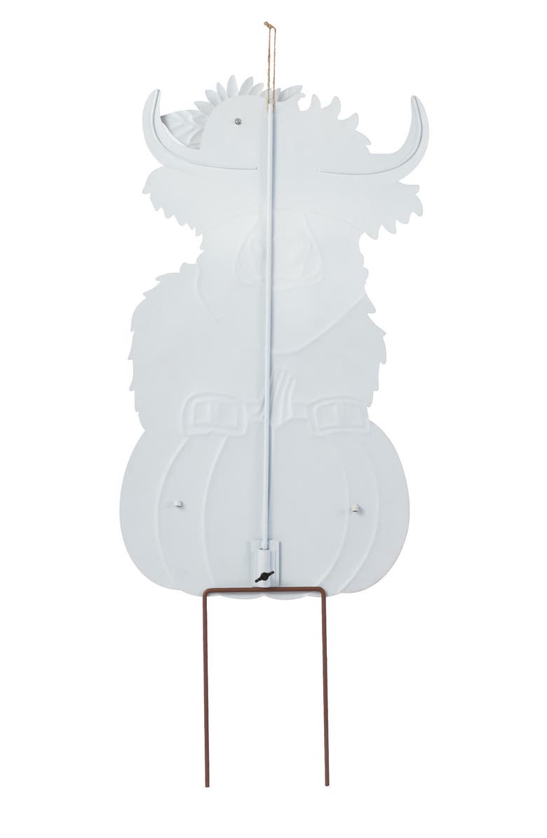 Glitzhome Fall Metal Highland Cow Yard Stake Wall Decor | Nordstrom