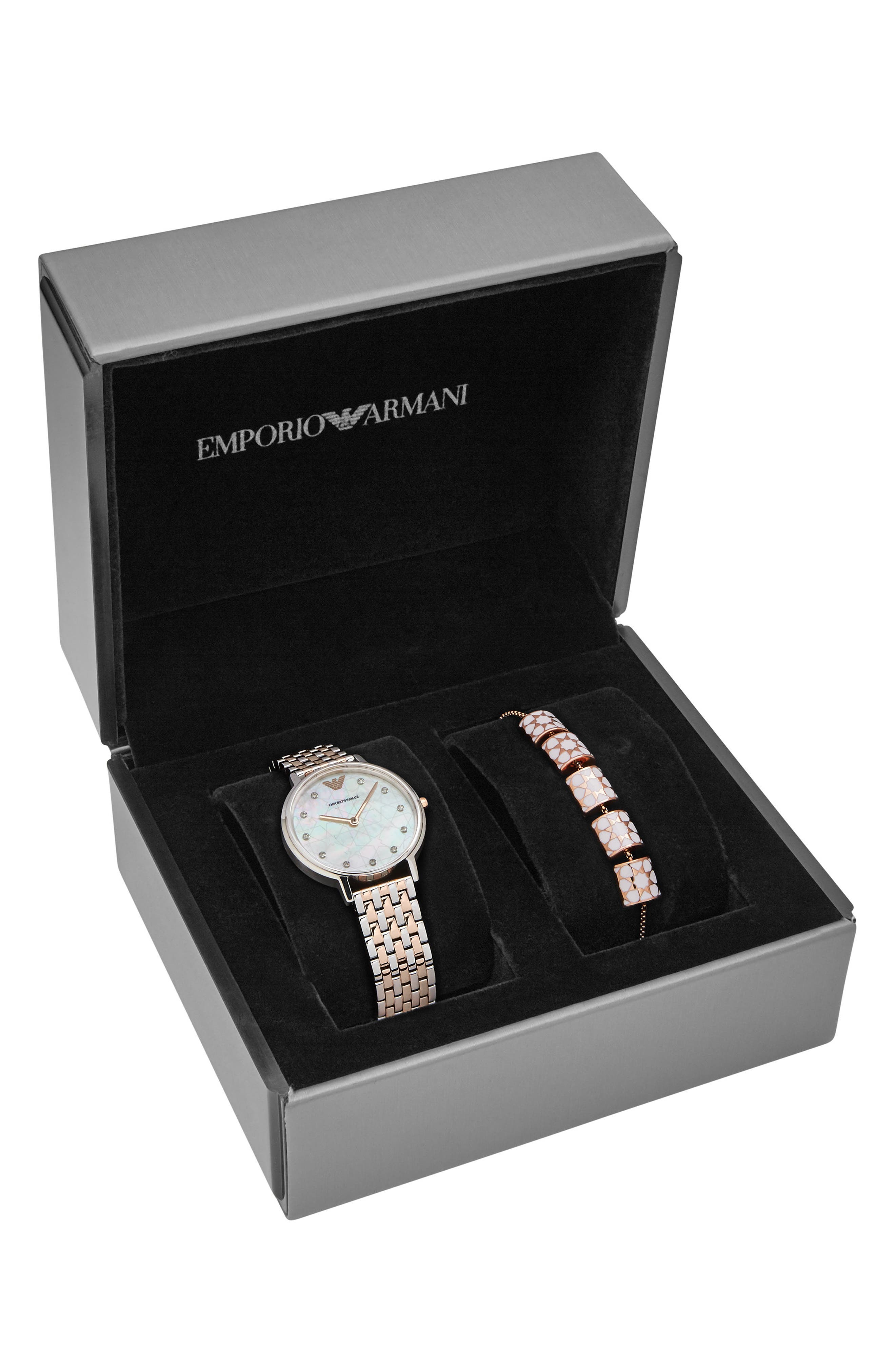 Emporio Armani Bracelet Watch Set | Nordstromrack