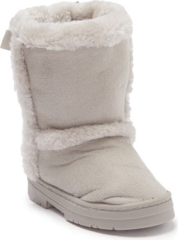 bebe Microsuede Faux Fur Trimmed Winter Boot | Nordstromrack