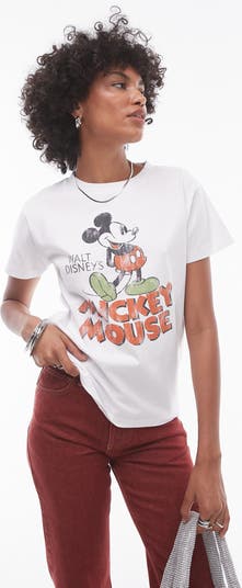 Topshop Mickey Mouse Shrunken Graphic T-Shirt | Nordstrom
