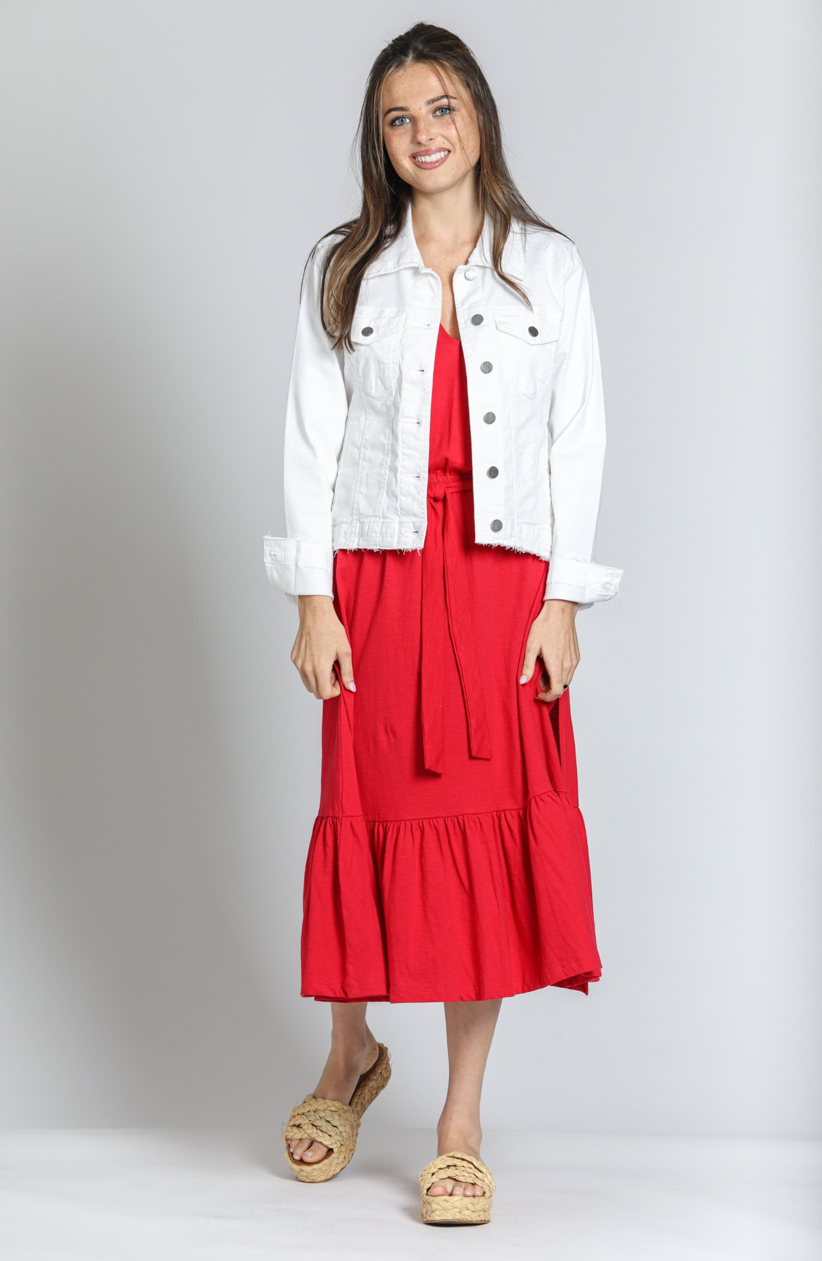 APNY Frayed Denim Jacket | Nordstrom