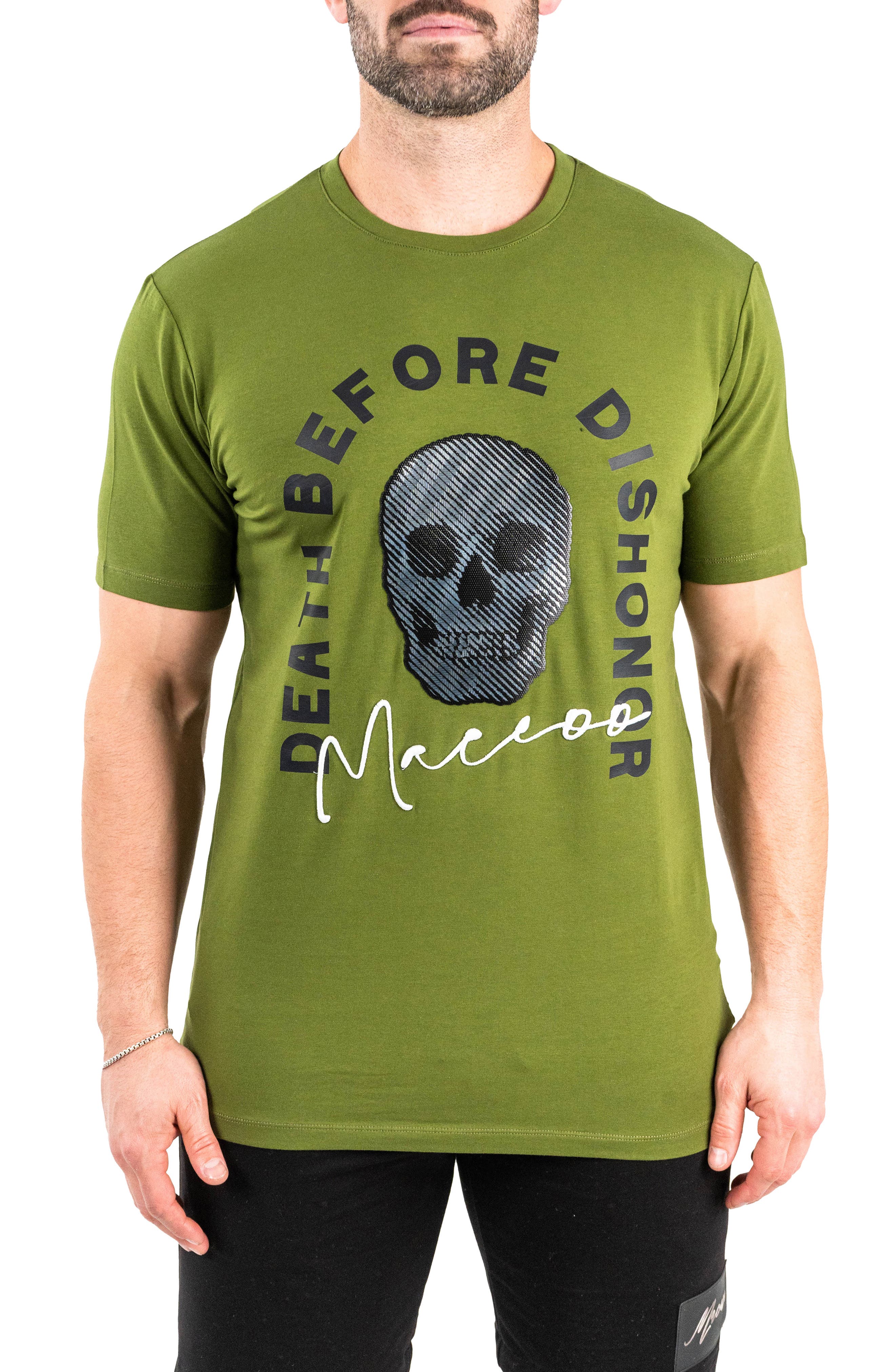Maceoo Code of Honor Cotton Graphic T-Shirt | Nordstrom