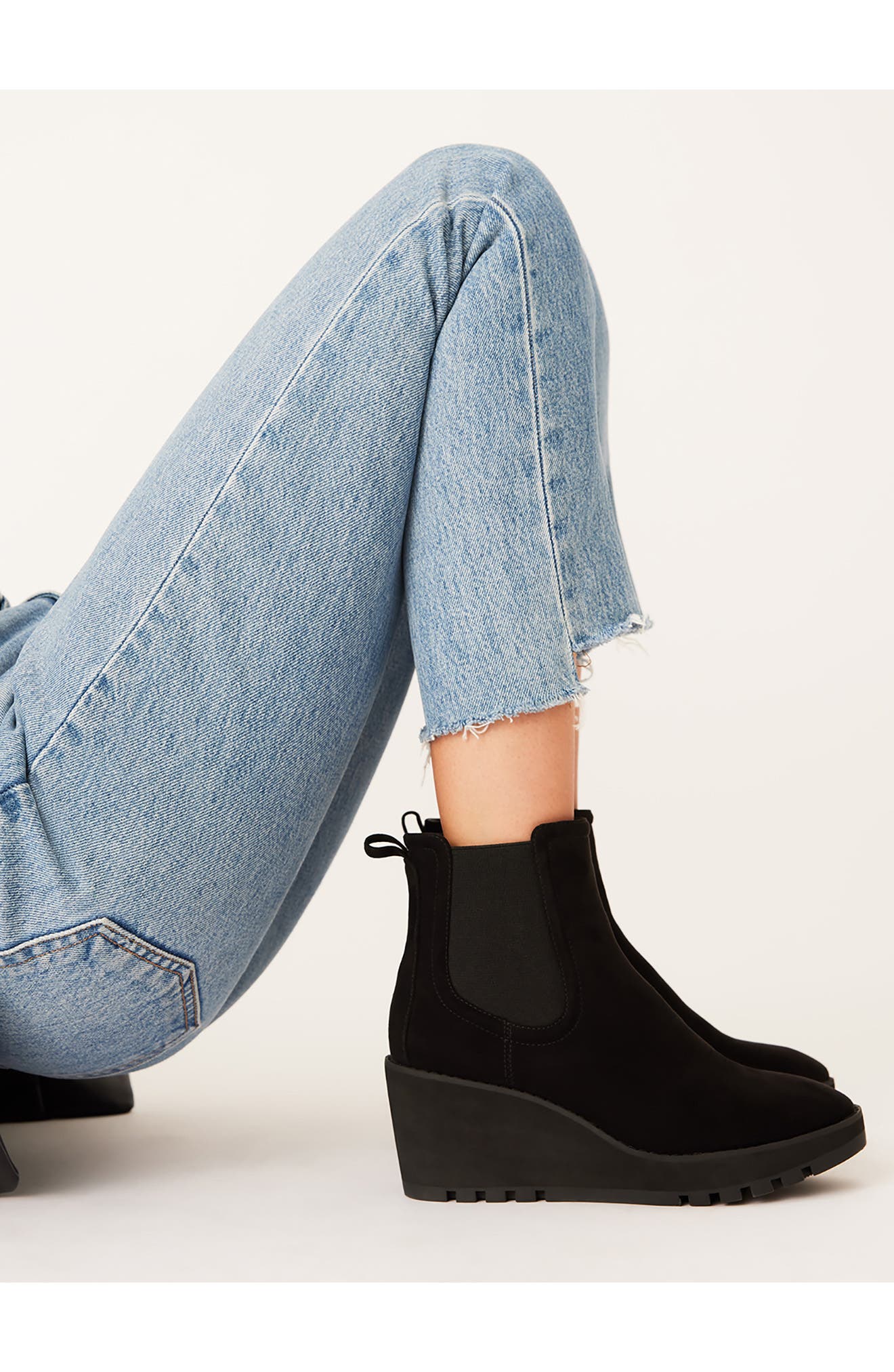 Anne Klein Pieces Wedge Chelsea Boot (Women) | Nordstrom