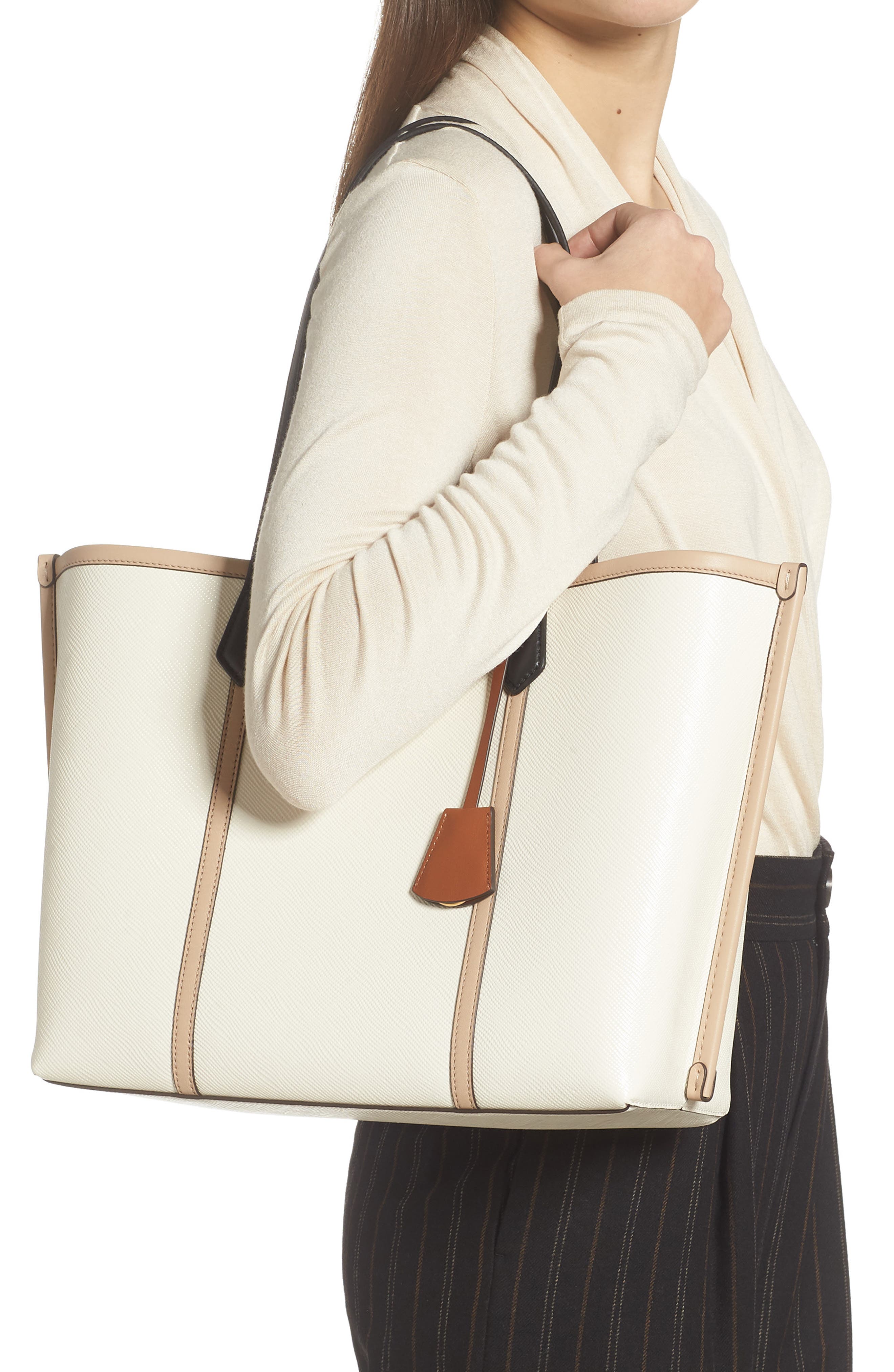 Tory Burch Perry Colorblock Leather Tote | Nordstrom