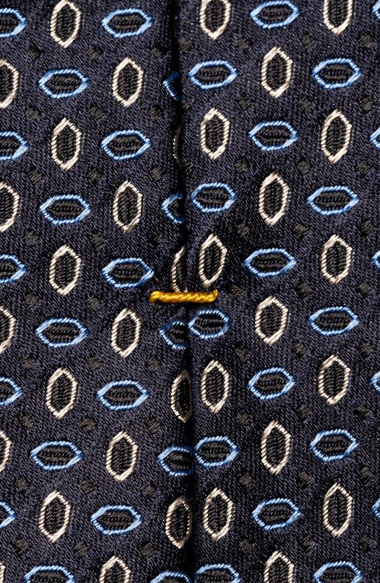 Eton Neat Geometric Pattern Silk Tie | Nordstromrack